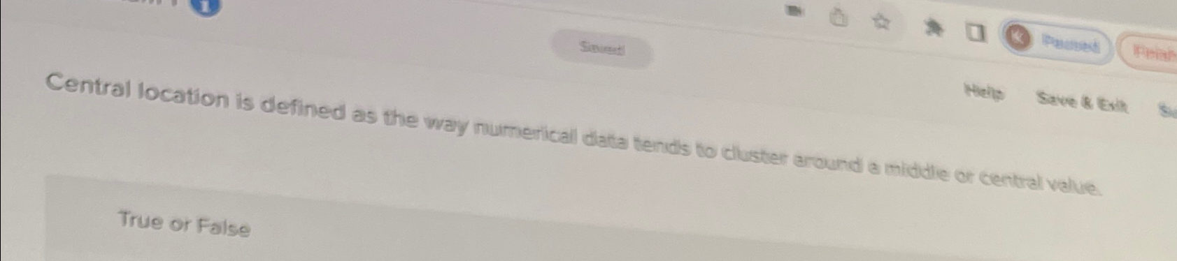 Solved Central location is defined as the way numerical | Chegg.com