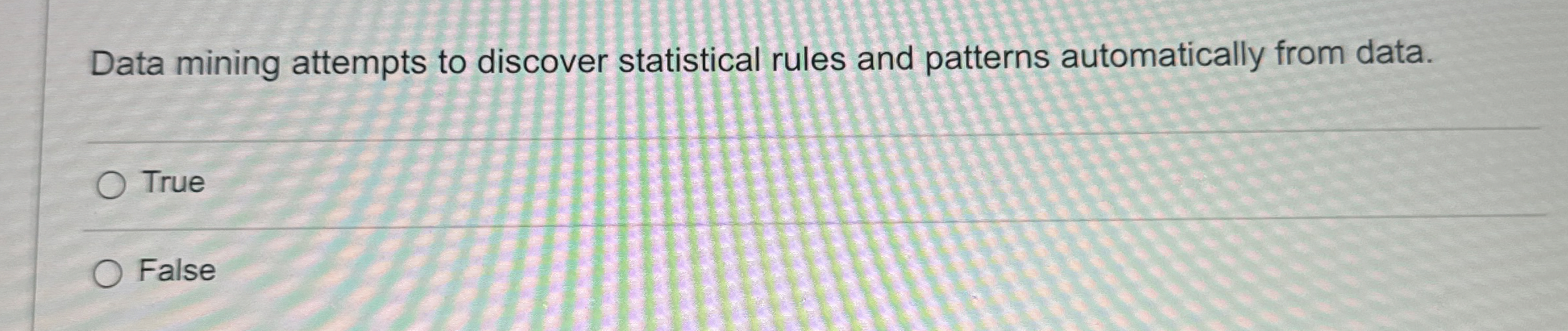 Solved Data mining attempts to discover statistical rules | Chegg.com