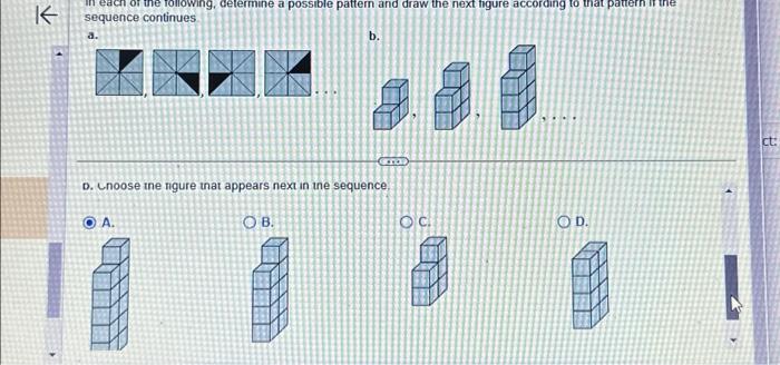 Solved K in each of the following, determine a possible | Chegg.com