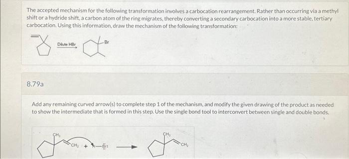Solved The accepted mechanism for the following | Chegg.com