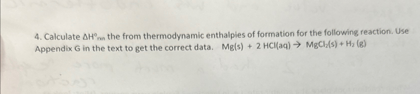 Solved Calculate ΔH°r×n ﻿the from thermodynamic enthalpies | Chegg.com