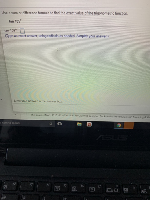 Solved This Question: 1 pt 12 Determine the values of the | Chegg.com