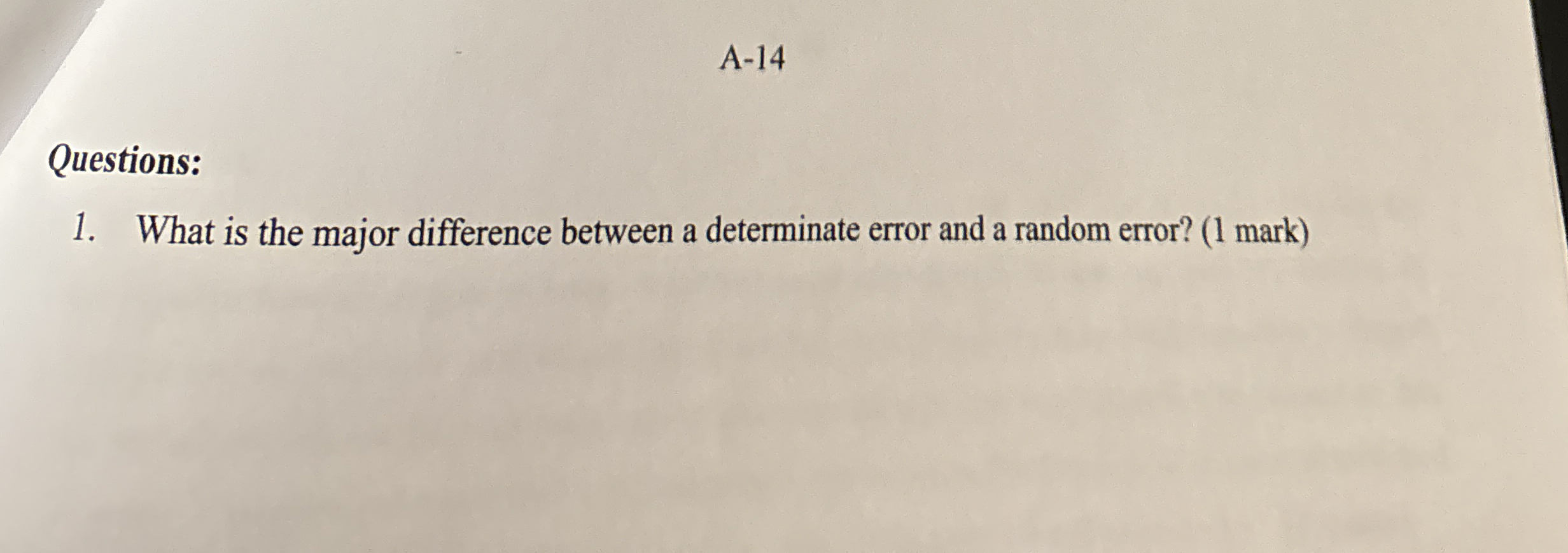 Solved A-14Questions:What is the major difference between a | Chegg.com