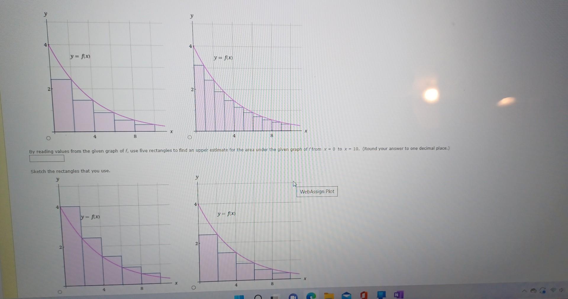 Solved Sketch the rectangles that you use. Sketch the | Chegg.com