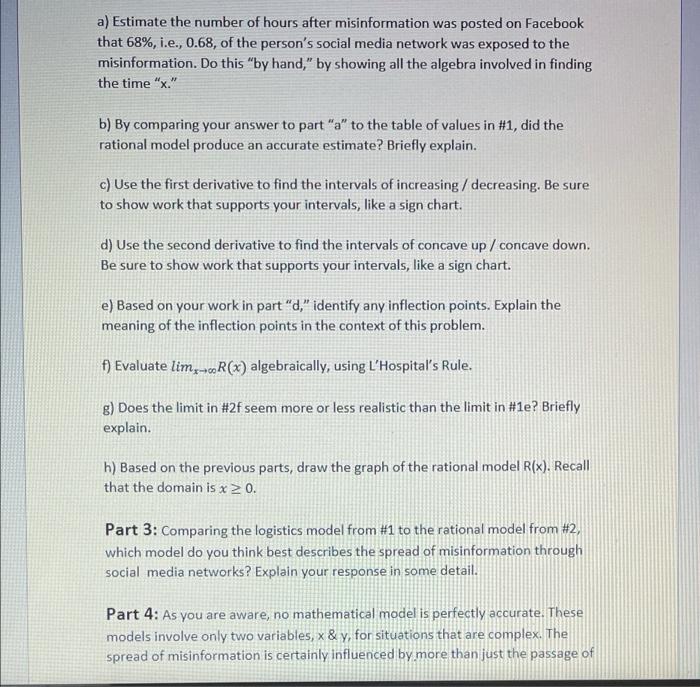 Solved Part 2: The following Rational function is another | Chegg.com