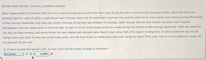 Solved Sell or Process Further, Basic Analysis Carleigh, | Chegg.com