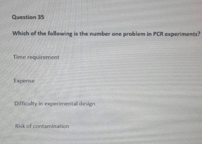 Solved Which of the following is the number one problem in | Chegg.com
