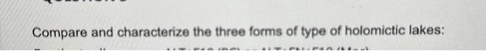 Solved Compare and characterize the three forms of type of | Chegg.com