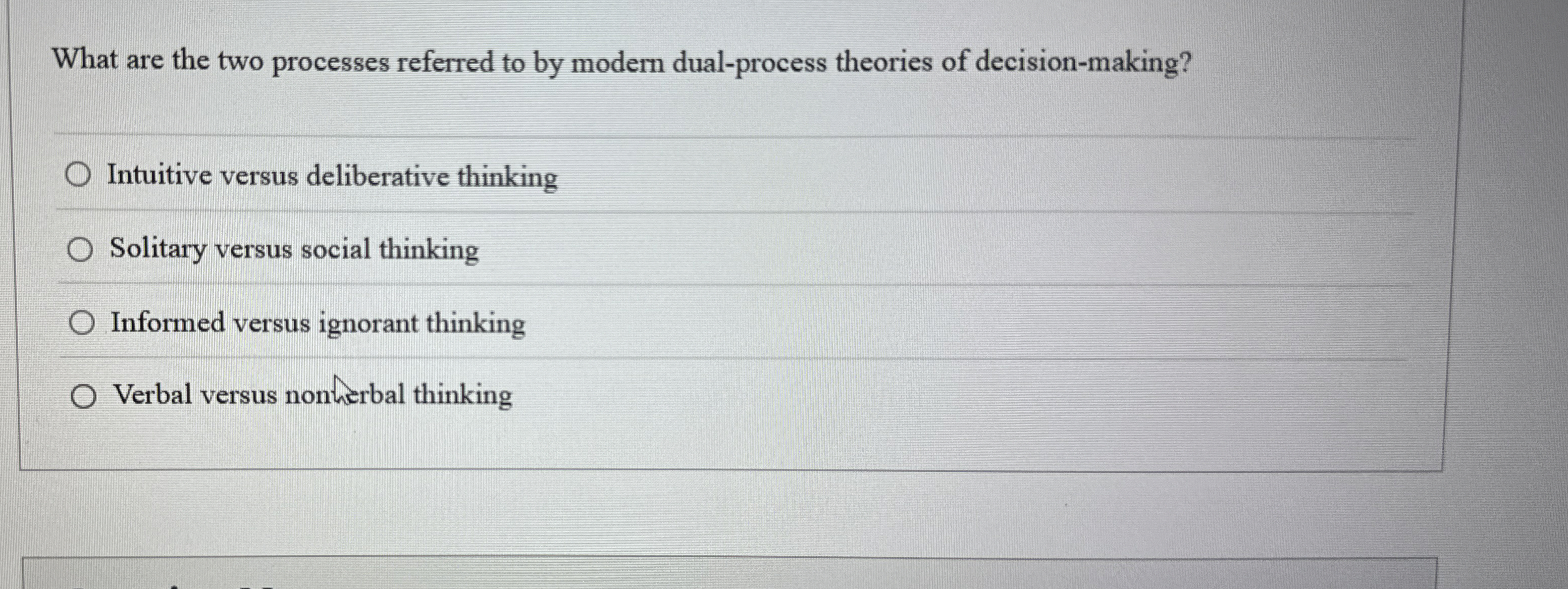 Solved What are the two processes referred to by modern | Chegg.com