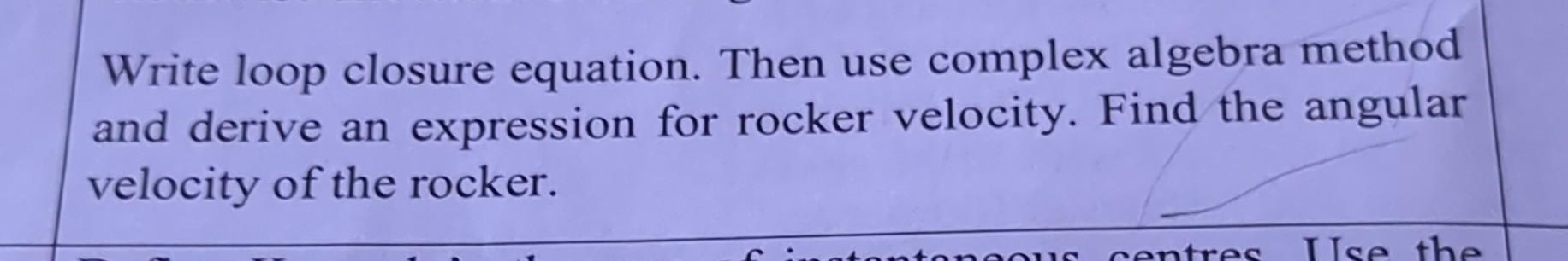 Solved Write loop closure equation. Then use complex algebra | Chegg.com