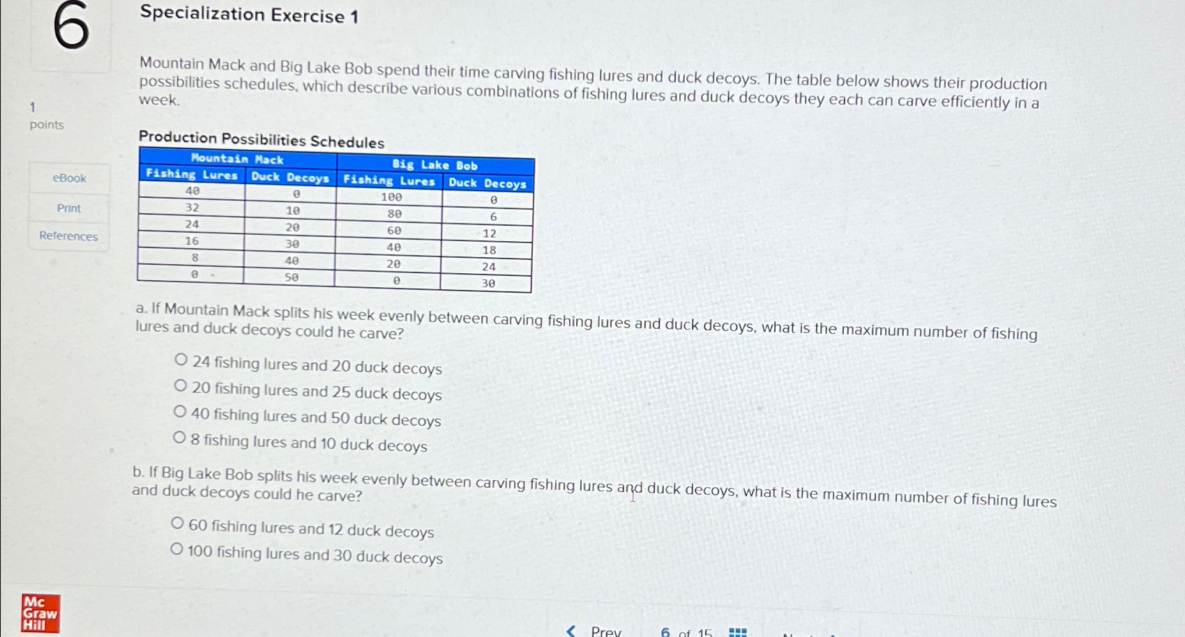Solved Specialization Exercise 1Mountain Mack and Big Lake | Chegg.com