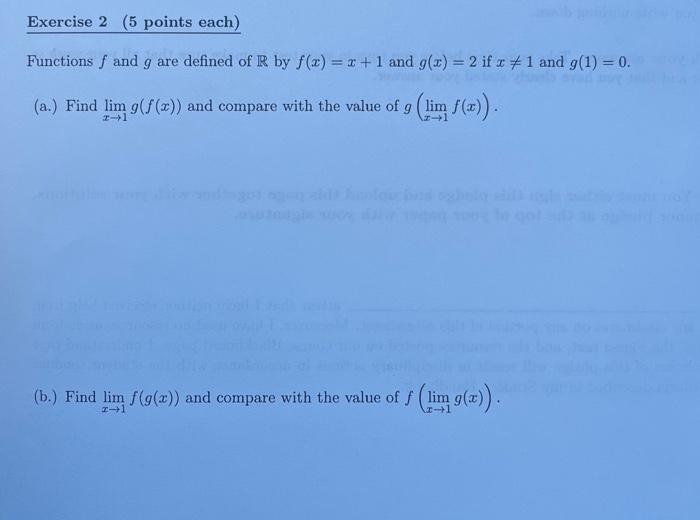 Solved Functions f and g are defined of R by f(x)=x+1 and | Chegg.com