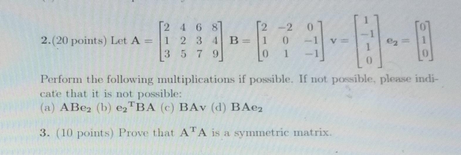 Solved 2. (20 points) Let | Chegg.com Solved 2. (20 points) Let | Chegg.com