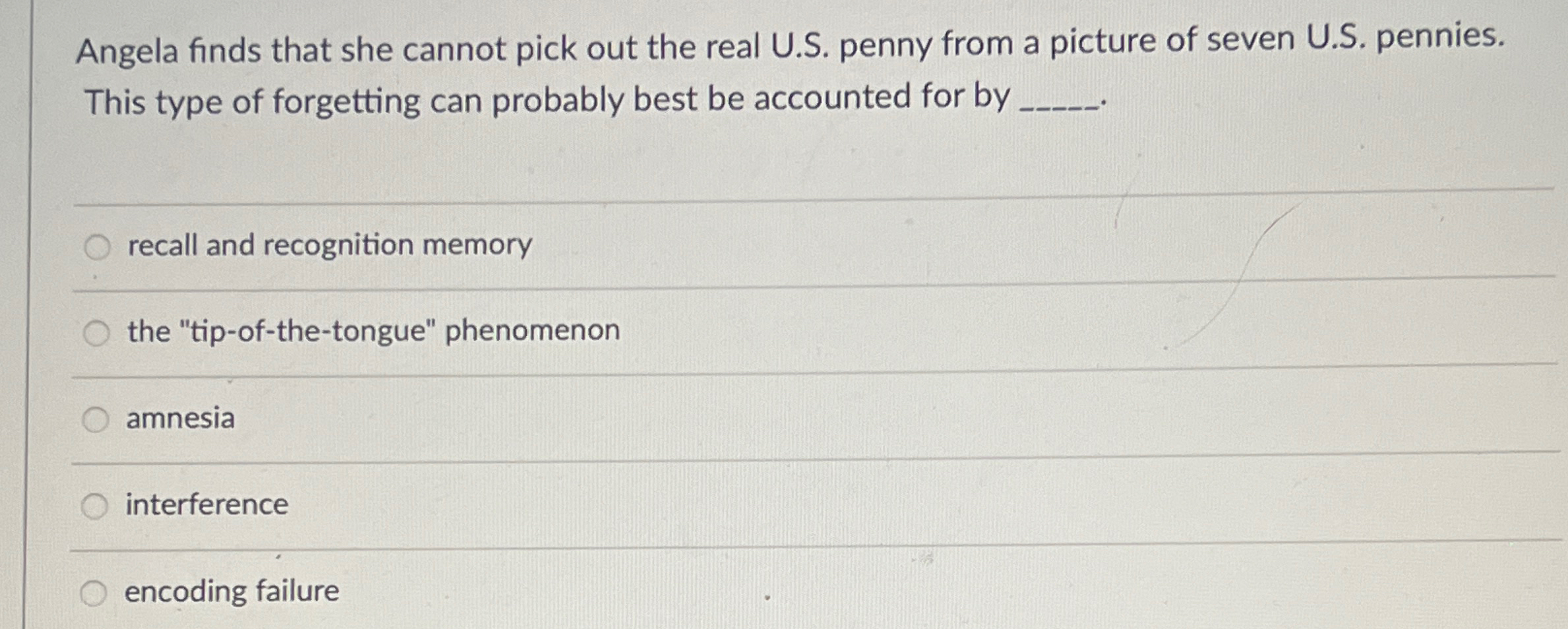 Solved Angela finds that she cannot pick out the real U.S. | Chegg.com