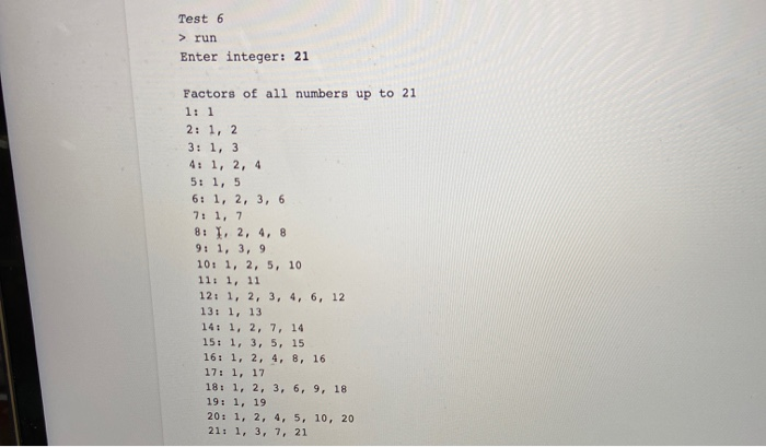 Solved Write a program that prompts for a positive integer | Chegg.com