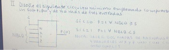 Solved Design the following minimal circuit using gates of | Chegg.com