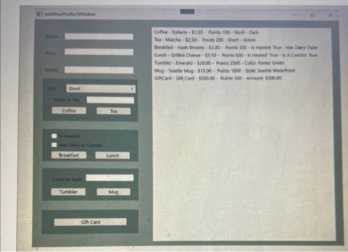Solved CSI 124 Programs. How to display the given items | Chegg.com