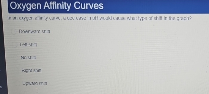 Solved Oxygen Affinity CurvesIn an oxygen affinity curve, a | Chegg.com