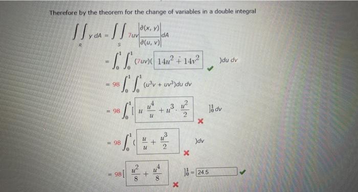 Solved у 2 y² = 7x+7 2 -7-7x R -2 -1 1 2 Video Example | Chegg.com
