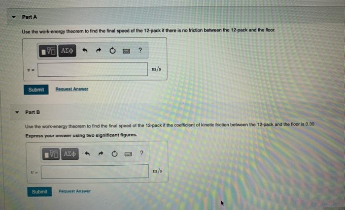 Solved Exercise 6.27 A 12-pack of Omni-Cola (mass 4.30 kg) | Chegg.com