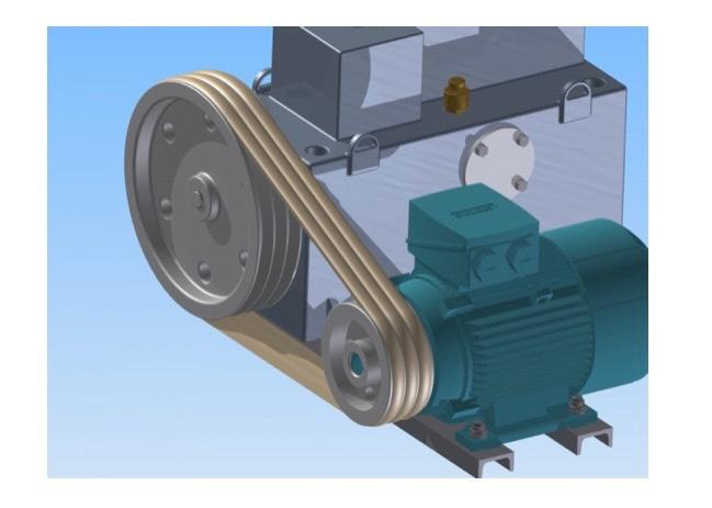 Solved A 25 hp electric motor rotating at 1750 RPM drives a | Chegg.com