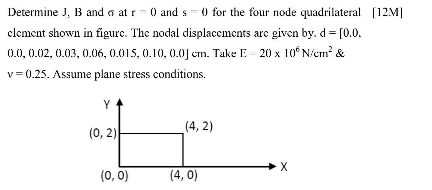 Solved Determine J,B ﻿and σat r=0 ﻿and s=0 ﻿for the four | Chegg.com