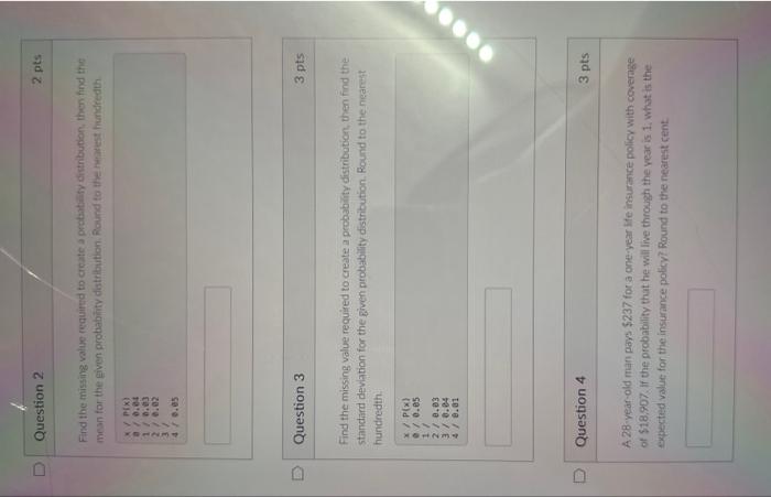 Solved Find the missing value required to create a | Chegg.com