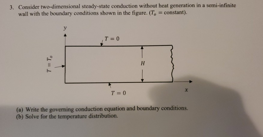 Solved 3. Consider two-dimensional steady-state conduction | Chegg.com