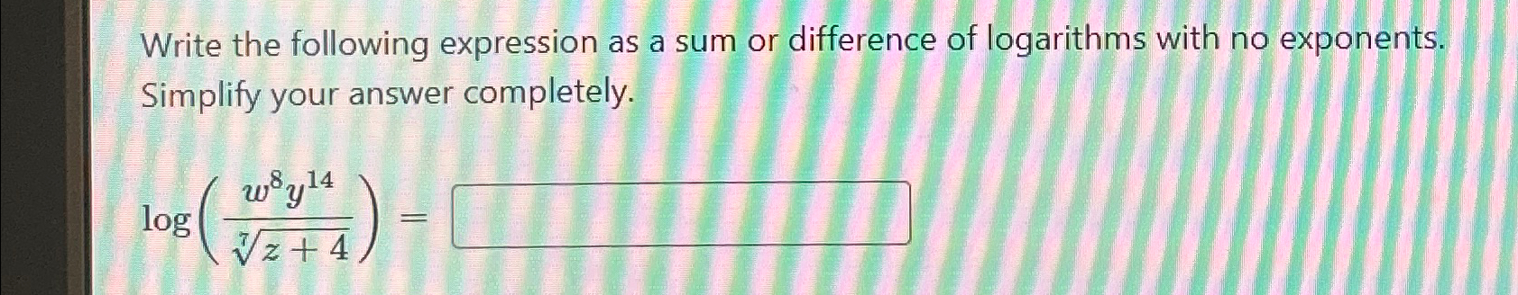 Solved Write the following expression as a sum or difference | Chegg.com