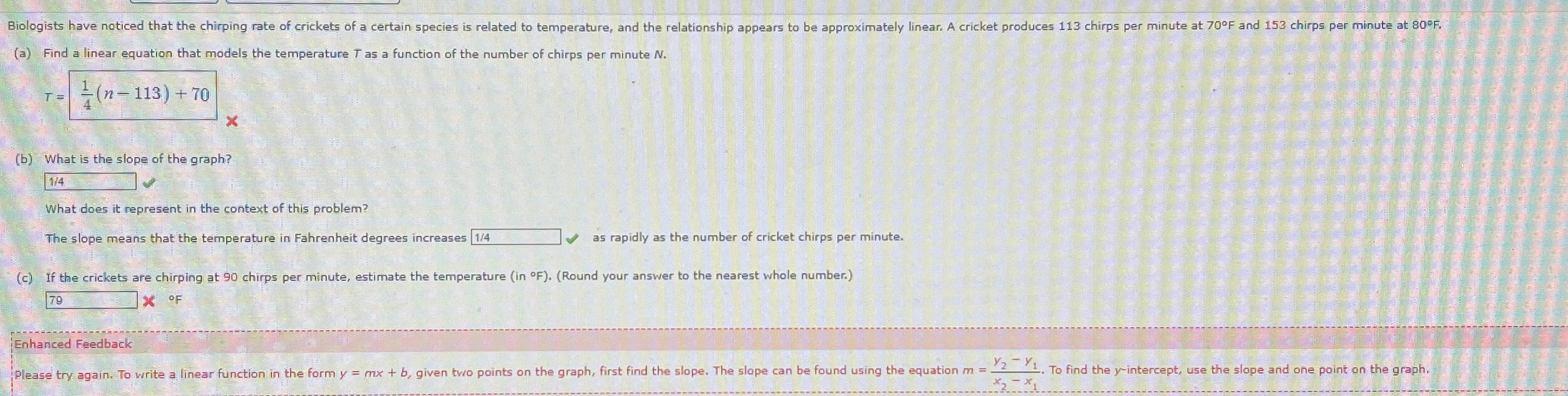 Solved (a) ﻿Find a linear equation that models the | Chegg.com