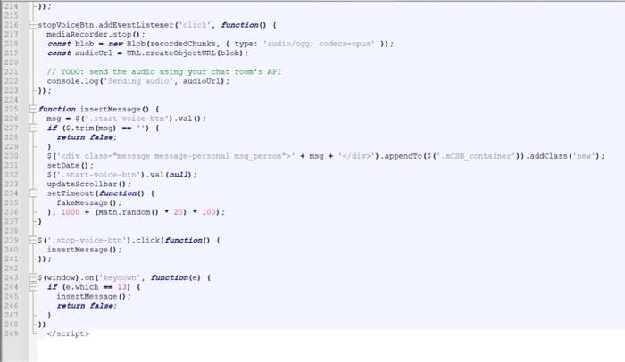 I have used the following code which allows the user | Chegg.com