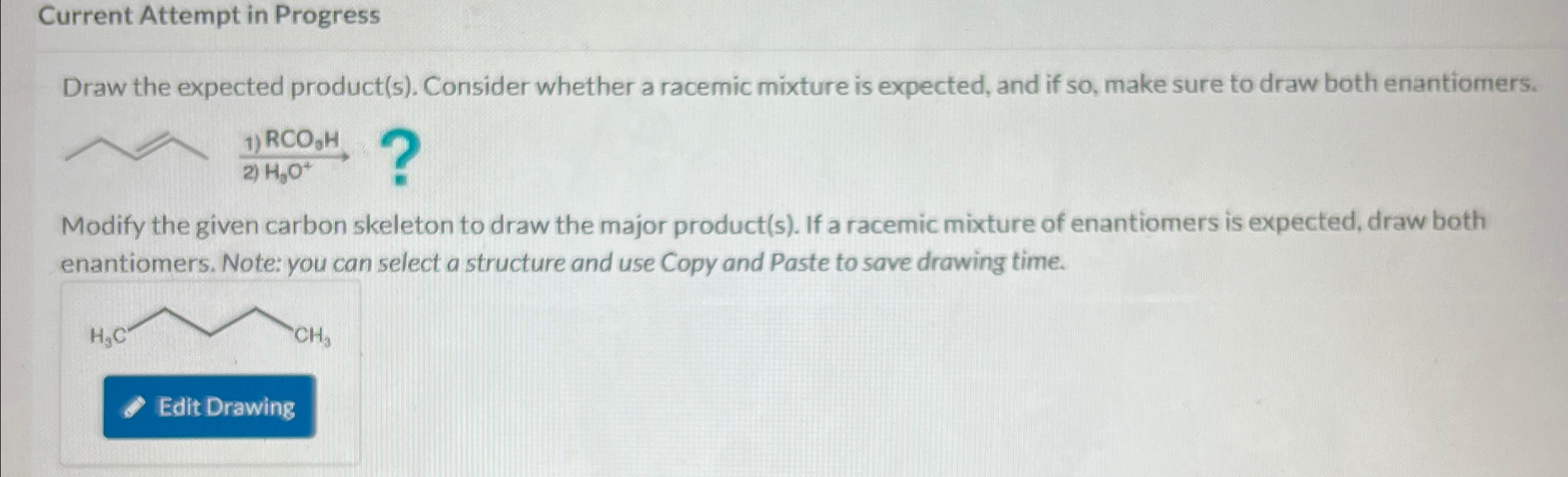 Solved Current Attempt in ProgressDraw the expected | Chegg.com