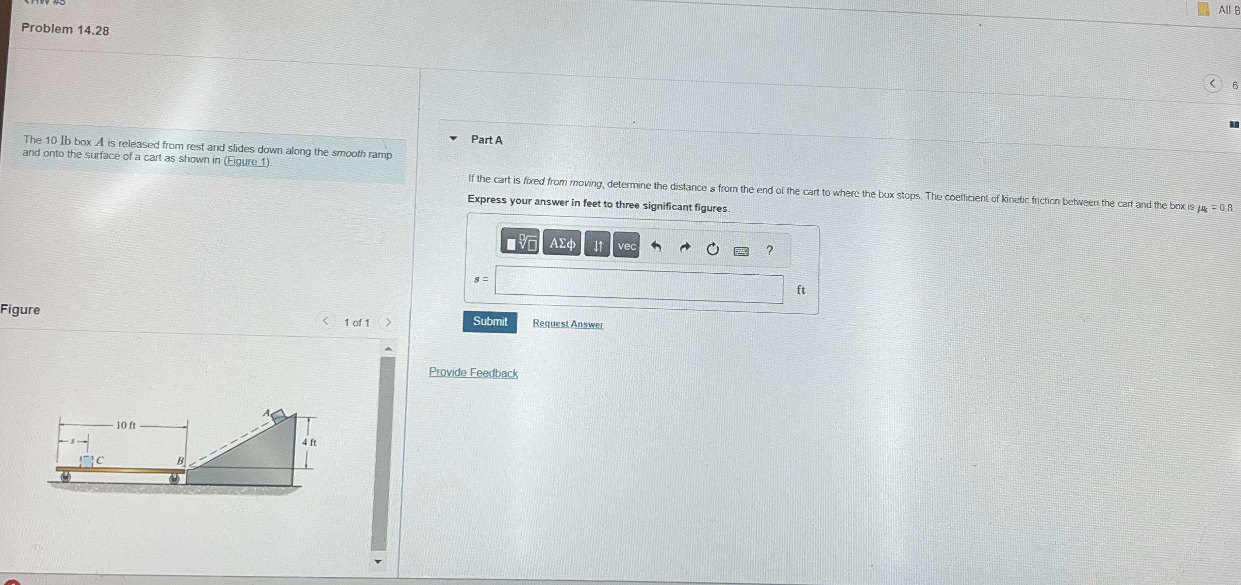 Solved Problem 14.28The 10-lb ﻿box A ﻿is released from rest | Chegg.com