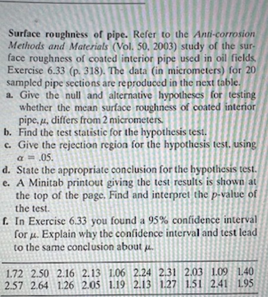 Solved Surface roughness of pipe. Refer to the | Chegg.com