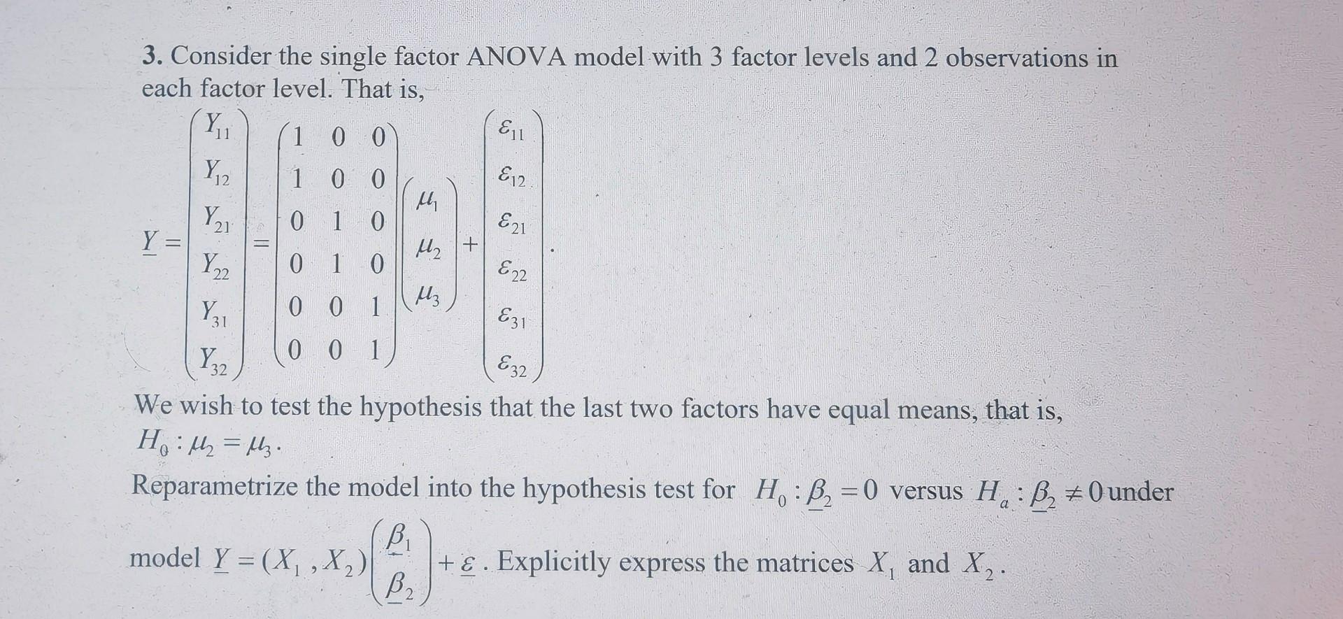 Solved I can't understand how I should use ANOVA in this | Chegg.com