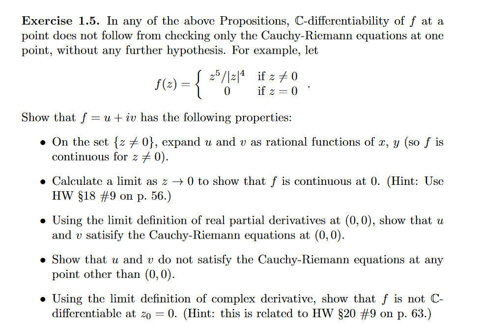 Solved Exercise 1.5. ﻿In any of the above Propositions, | Chegg.com
