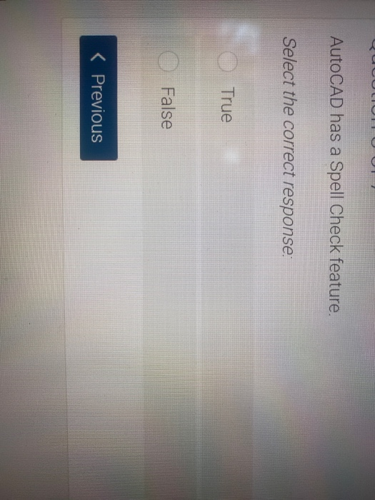 Solved RUUL AutoCAD has a Spell Check feature. Select the | Chegg.com