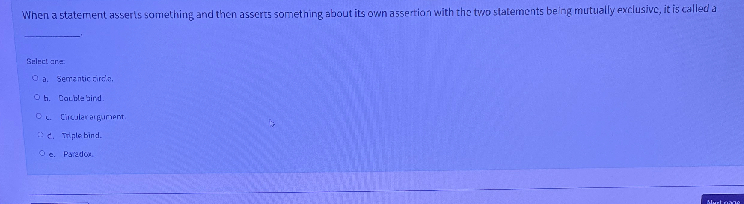 Solved When a statement asserts something and then asserts | Chegg.com