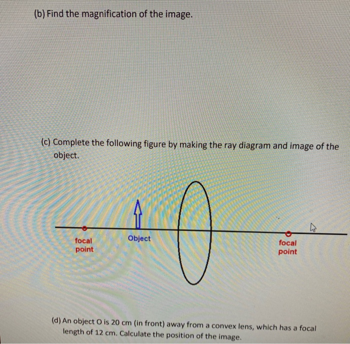 Solved 2- (a) An object O is 5.0 cm away (in front) from a | Chegg.com