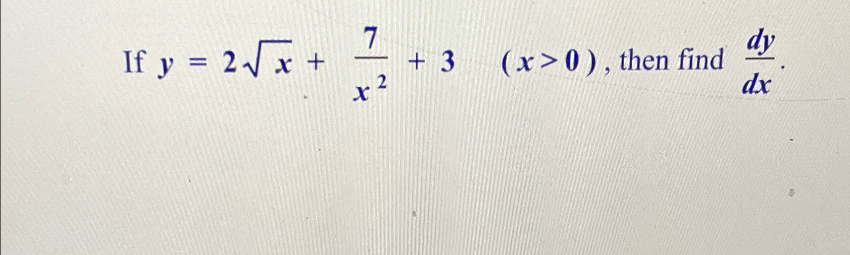 Solved If )>(0, ﻿then find dydx | Chegg.com