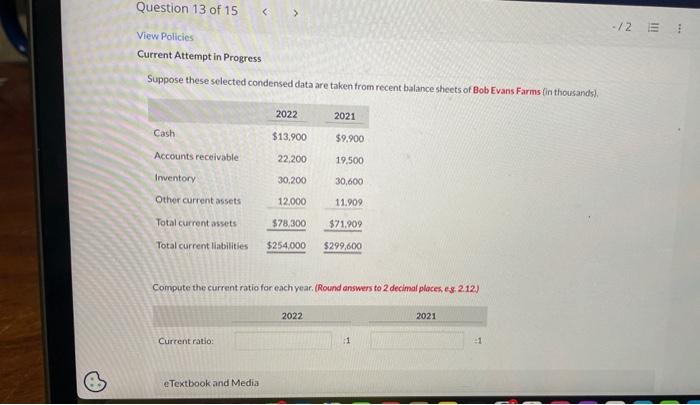 Solved Current Attempt in Progress Suppose these selected | Chegg.com