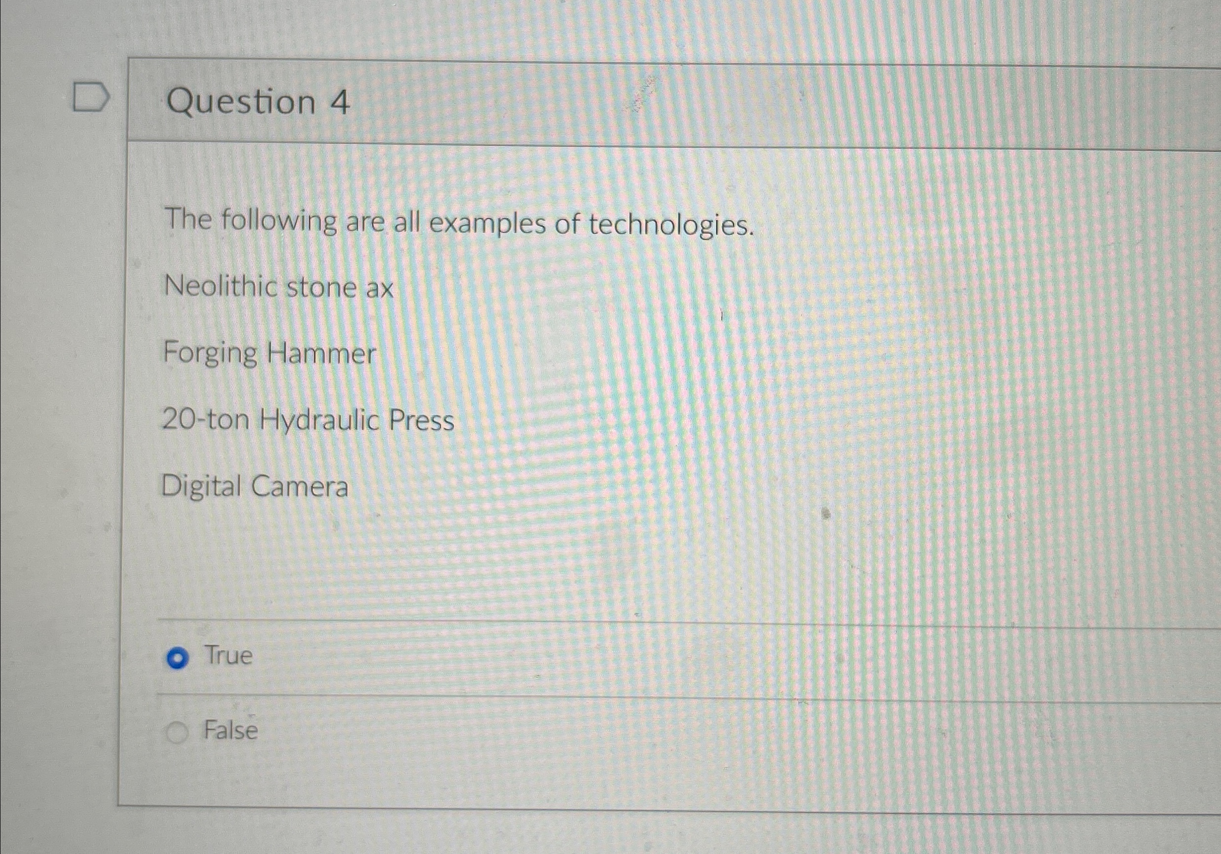 Solved Question 4The following are all examples of | Chegg.com