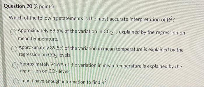 Solved Questions 19−20 refer to the following scenario. | Chegg.com