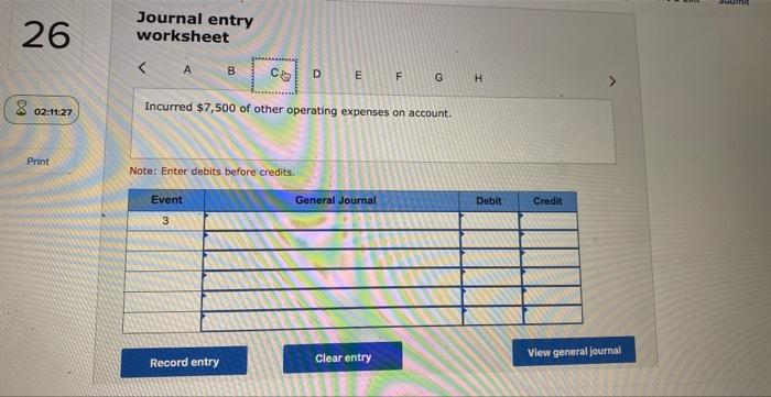 Solved The following events apply to Montgomery Company for | Chegg.com