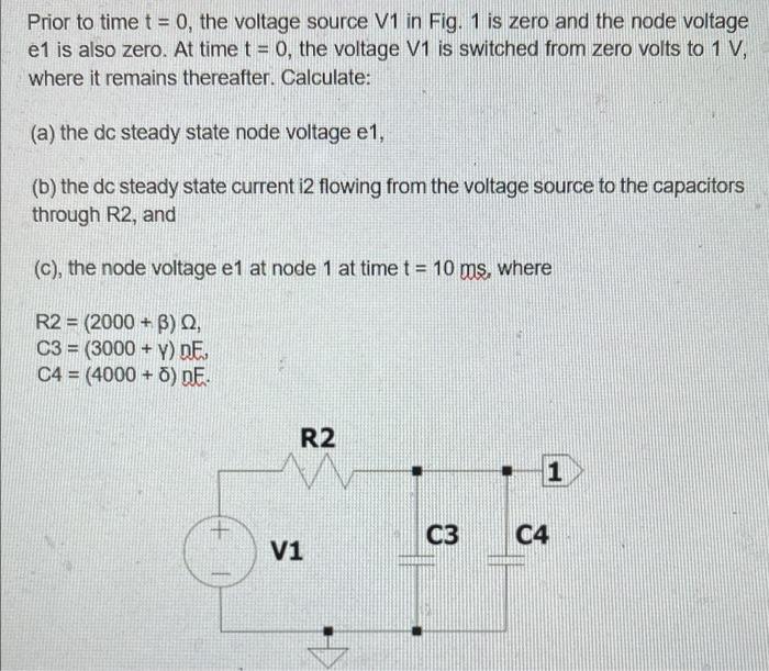 Solved Circuit Analysis - just ignore symbolsso (1000 + ~) | Chegg.com
