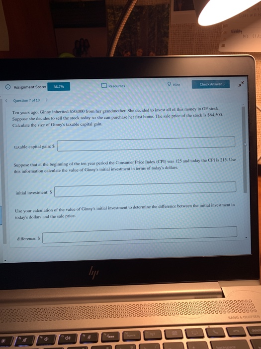 Solved NO CHA 36.7% O Assignment Score: Resources Check | Chegg.com