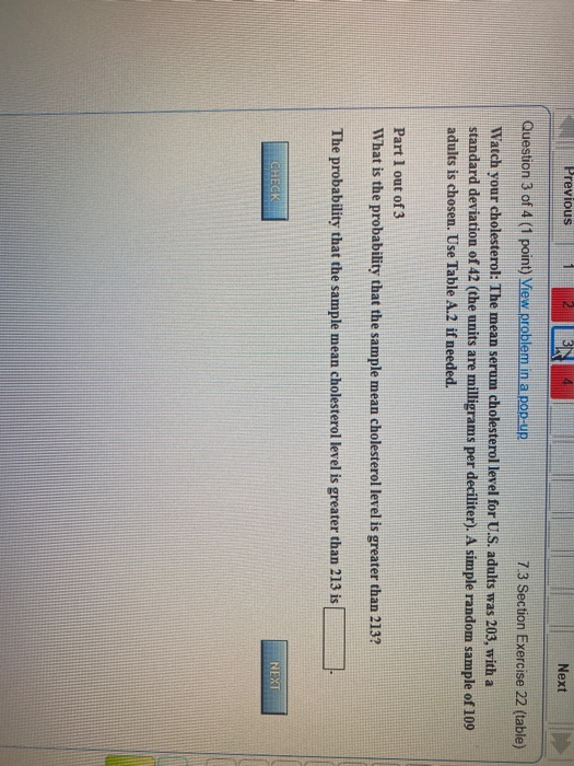 Solved Previous Next Question 3 of 4 (1 point) View problem | Chegg.com