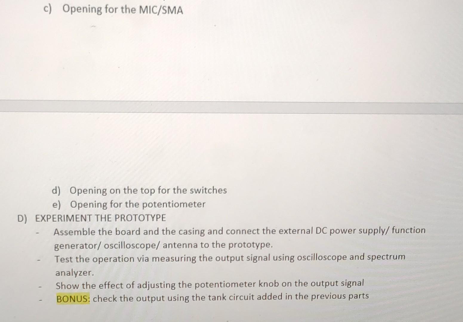 Solved Fabrication and Simulation of a device that uses 555 | Chegg.com