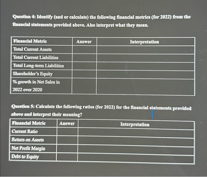 Example Corporation Income Statement Question 4: | Chegg.com