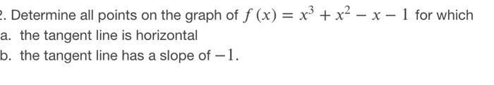 Solved . Determine all points on the graph of f (x) = x3 + | Chegg.com